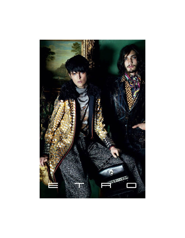 Andres Risso & Bruce Machado by Mario Testino for Etro Fall 2011 Campaign