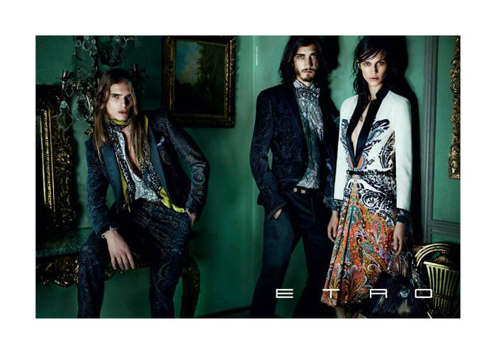 Andres Risso & Bruce Machado by Mario Testino for Etro Fall 2011 Campaign