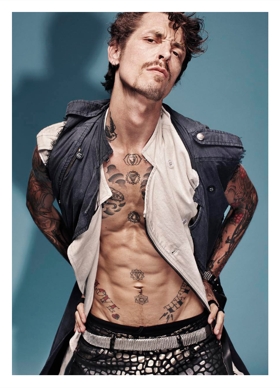 Male Models with Tattoos