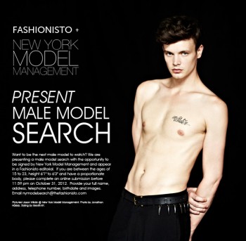 Fashionisto x New York Model Management Male Model Search – The Fashionisto