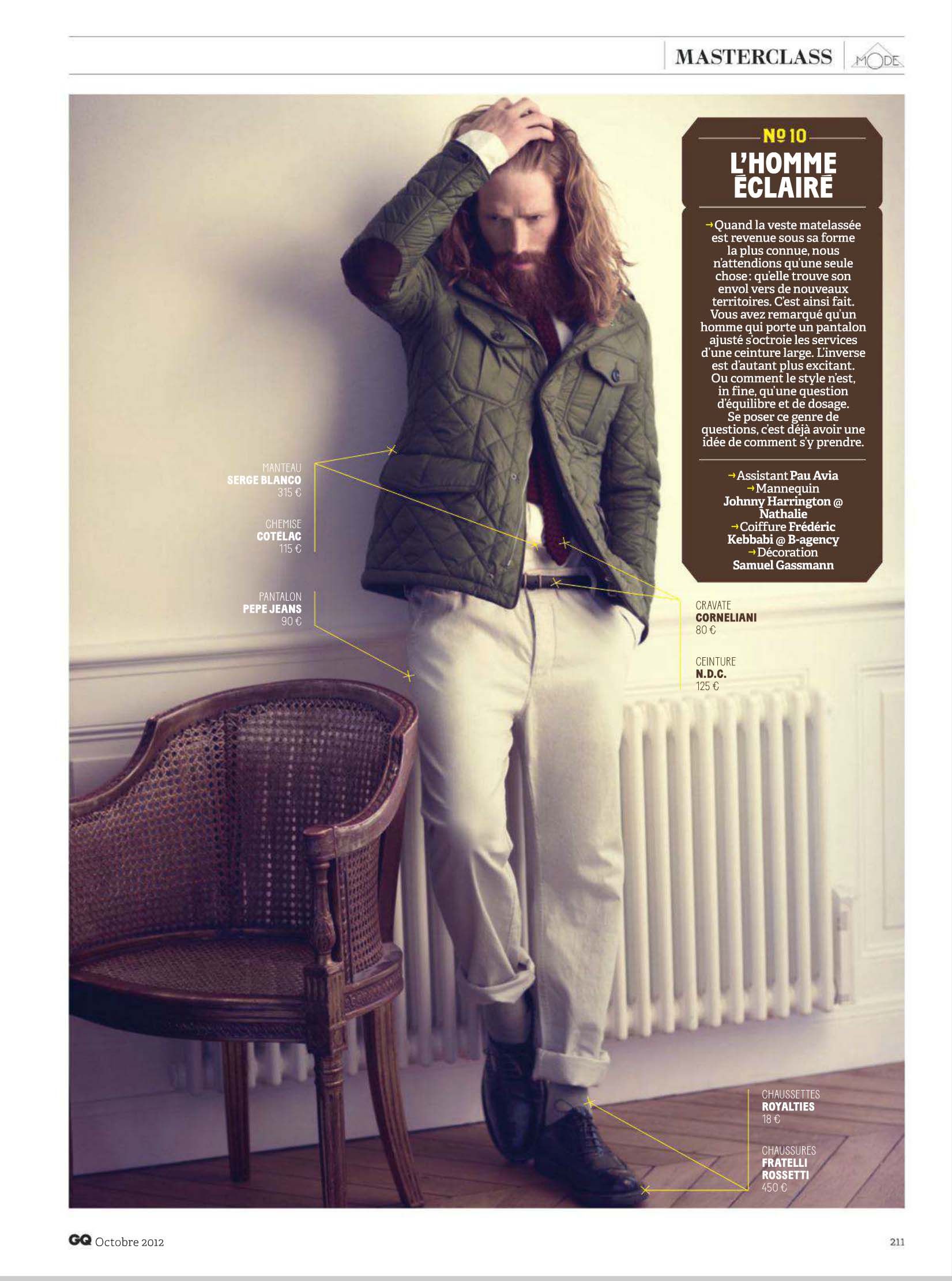 Johnny Harrington is in a Rustic Mood for French GQ – The Fashionisto