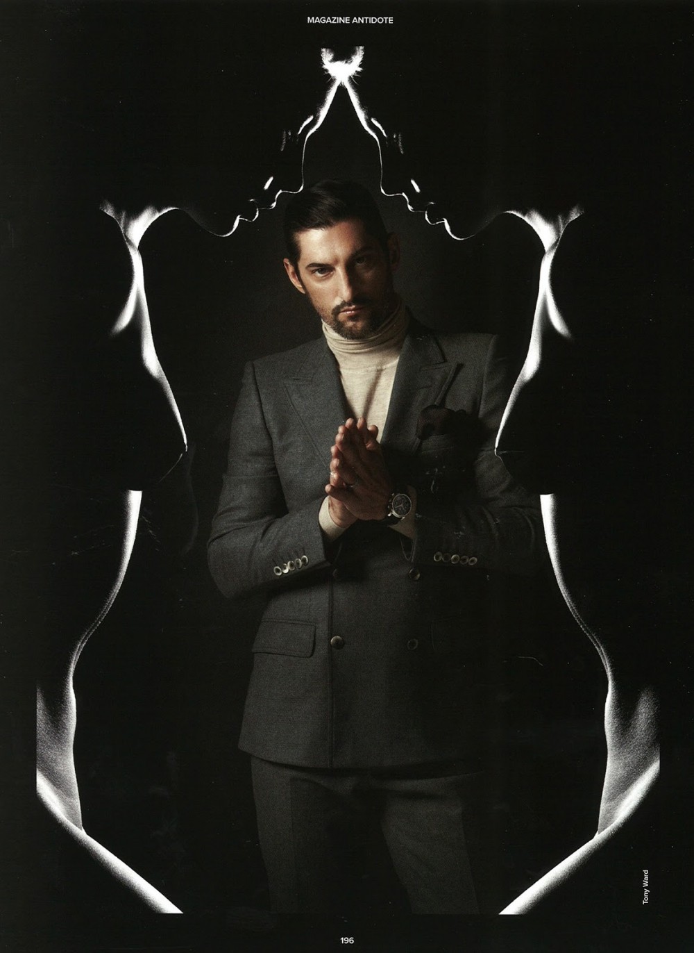 Tony Ward Exudes a Dark Edge for Antidote Magazine – The Fashionisto