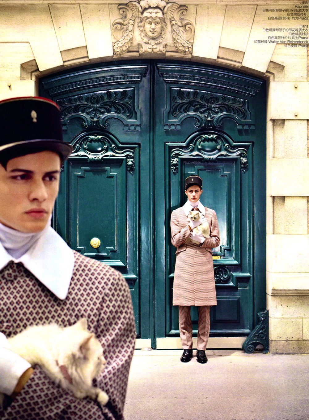 Hans & Raphael Hatt are Porters for GQ Style China – The Fashionisto