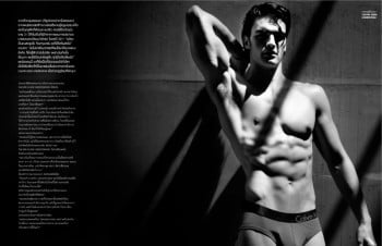 Matthew Terry Sports Calvin Klein for L’Officiel Hommes Thailand – The ...