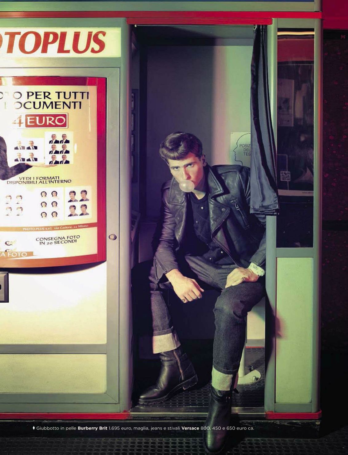 Tom Warren Enters the Photo Booth for Italian GQ – The Fashionisto