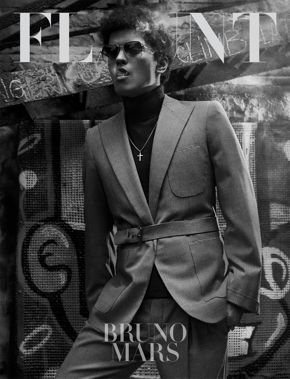 Bruno Mars Covers the Latest Issue of Flaunt – The Fashionisto
