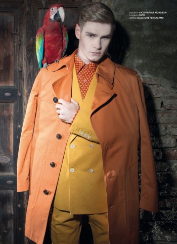 Ralf Javoiss Makes Nice with Parrots for Italian Maxim – The Fashionisto