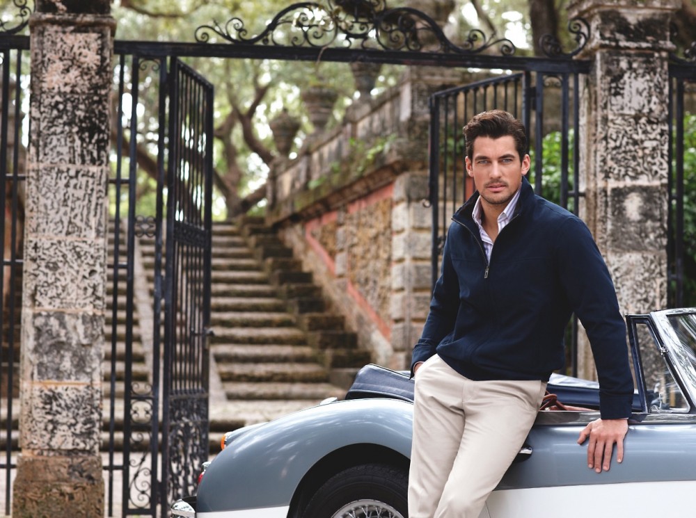David Gandy Sports Simple Refinement for Mark & Spencer's Spring/Summer ...