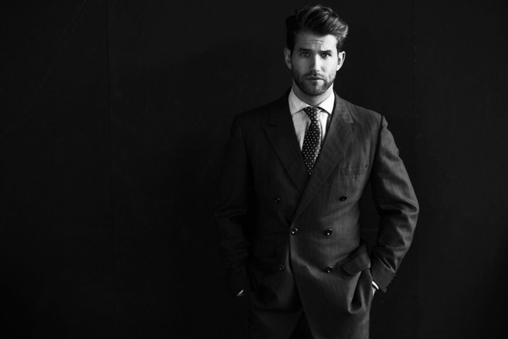Michael Brus Captures André Hamann in Dapper Styles – The Fashionisto