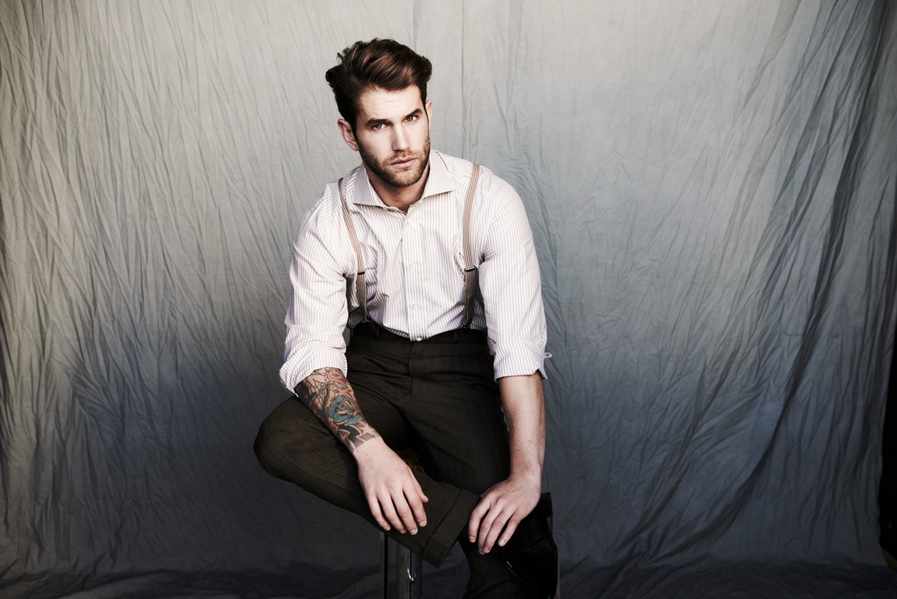 Michael Brus Captures André Hamann in Dapper Styles – The Fashionisto