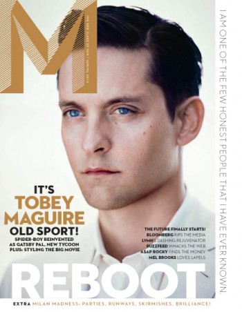 Tobey Maguire Graces the Cover of M Magazine – The Fashionisto