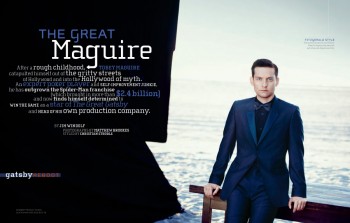Tobey Maguire Graces the Cover of M Magazine – The Fashionisto