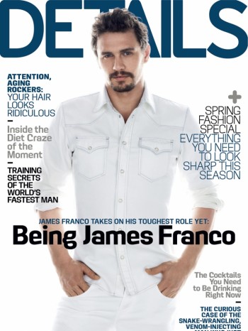 James Franco Covers the March 2013 Issue of Details – The Fashionisto