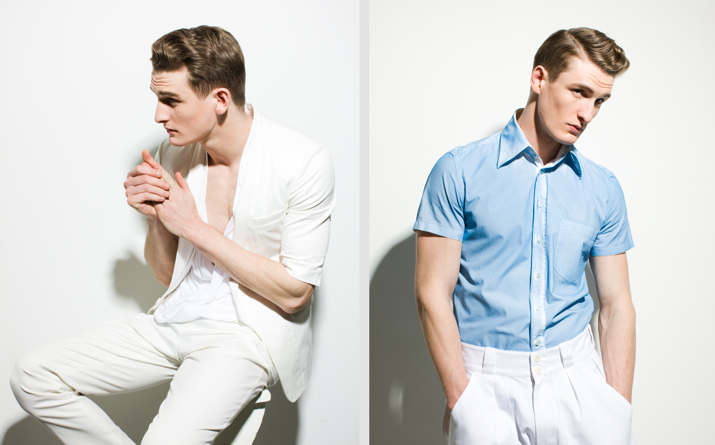 Thomas Sottong Models Light Spring Fashions for TenMag – The Fashionisto