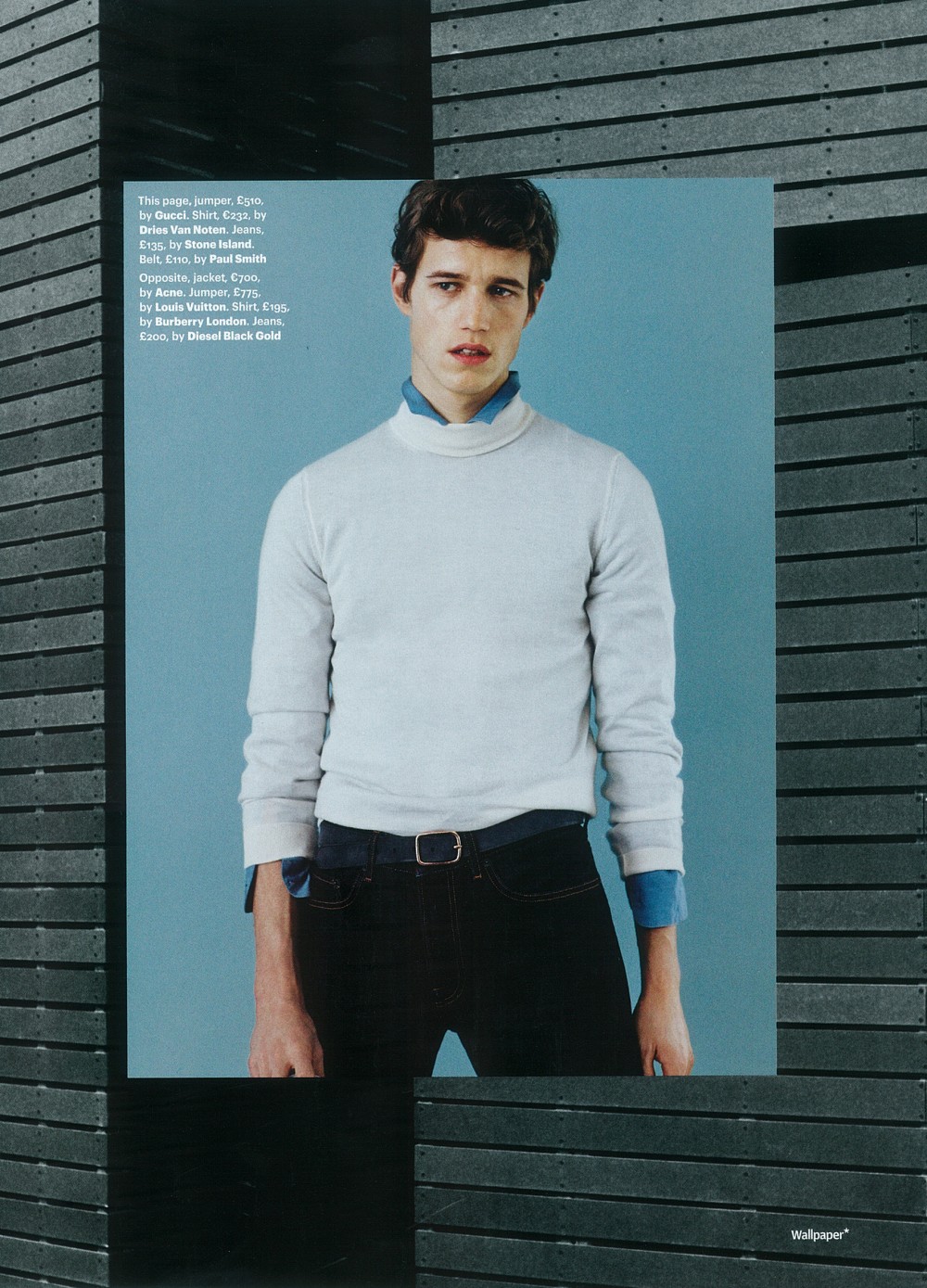 Antoine Miller for Wallpaper’s April Edition – The Fashionisto