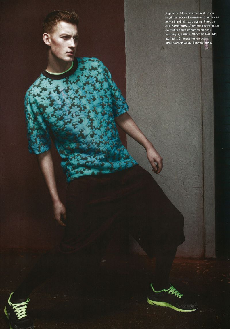 Bastian Thiery Tackles Sporty Fashions for Numéro Homme – The Fashionisto