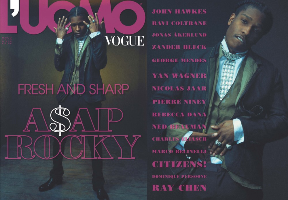 A$AP Rocky Turns Cover Model for L’Uomo Vogue – The Fashionisto
