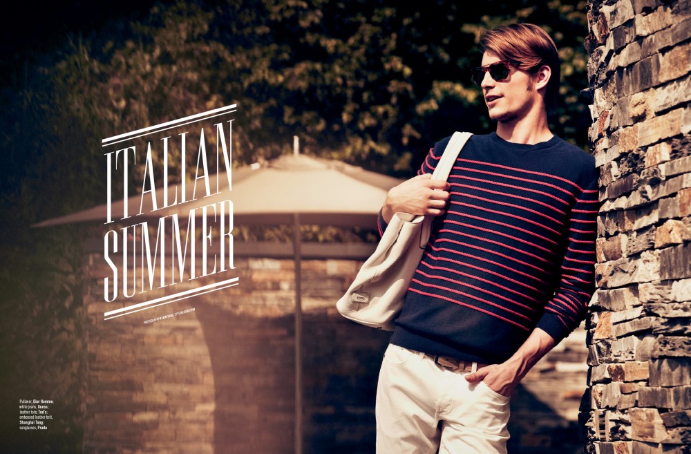 Timothée Bertoni Relaxes for Summer for August Man Singapore – The ...