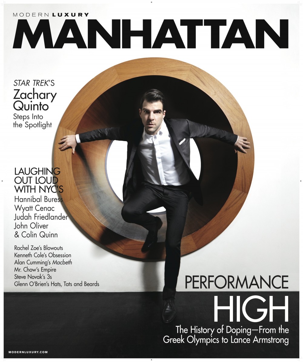 Zachary Quinto Covers Manhattan Magazine – The Fashionisto