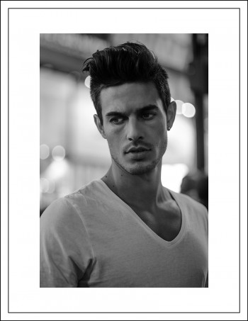 Anibal Melo Shoots Anthony Gastelier in Times Square – The Fashionisto