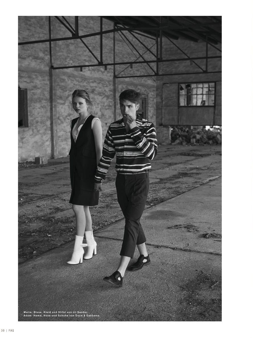 Michael Brus Captures Adam K for F.A.Q. Magazine – The Fashionisto
