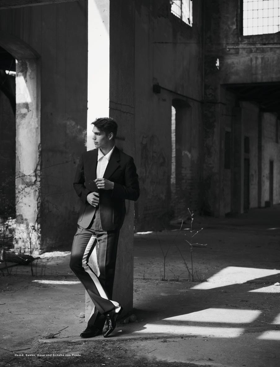 Michael Brus Captures Adam K for F.A.Q. Magazine – The Fashionisto