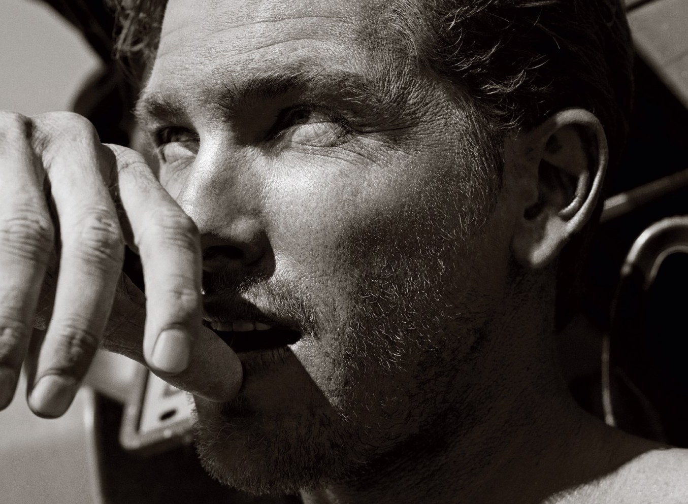 Adam Senn is a Solitary Biker for Man of the World – The Fashionisto