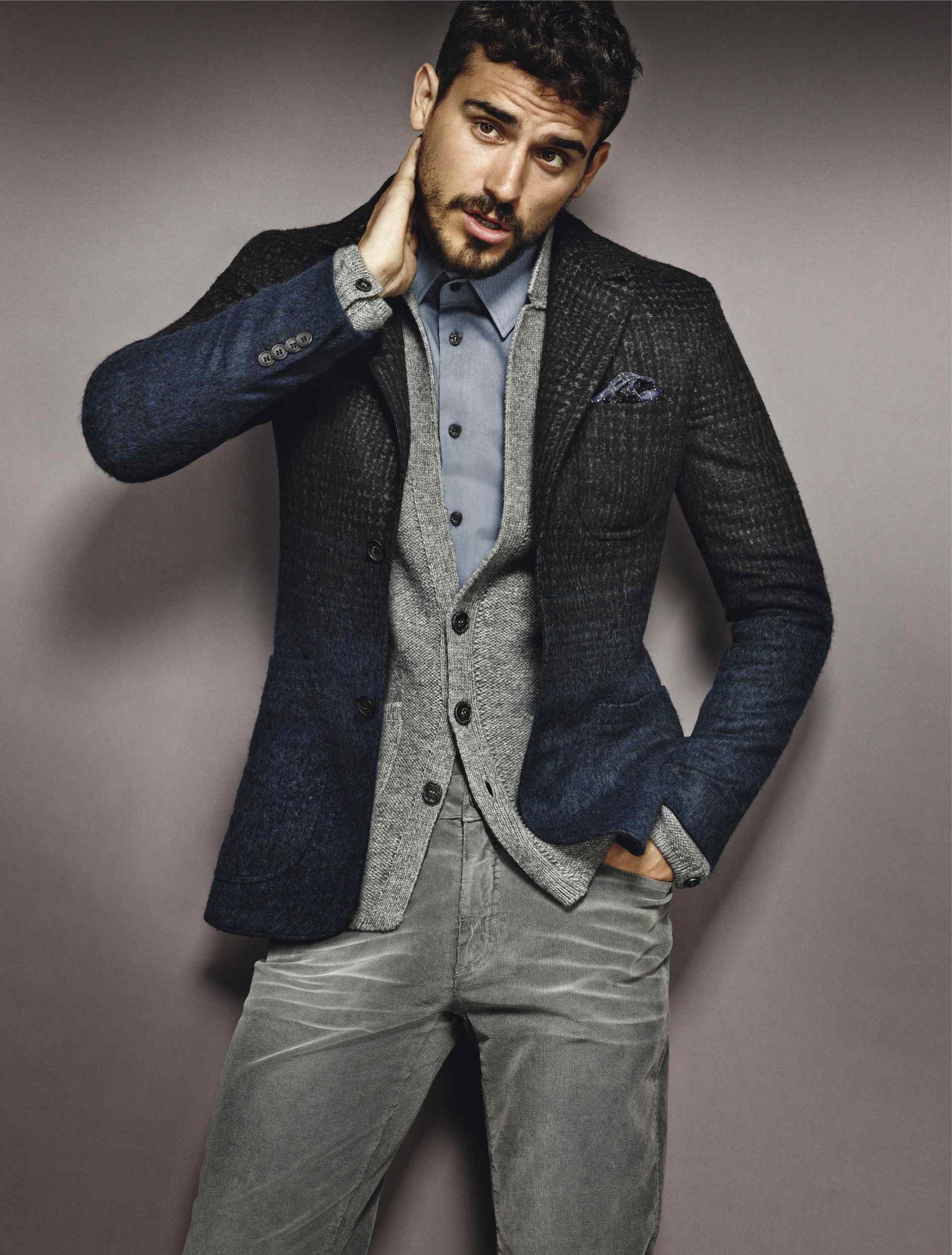 Arthur Kulkov is a Vision of Fall Style in Class Cavalli Fall/Winter ...