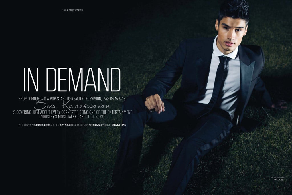 Siva Kaneswaran from The Wanted Strikes a Pose for August Man – The ...