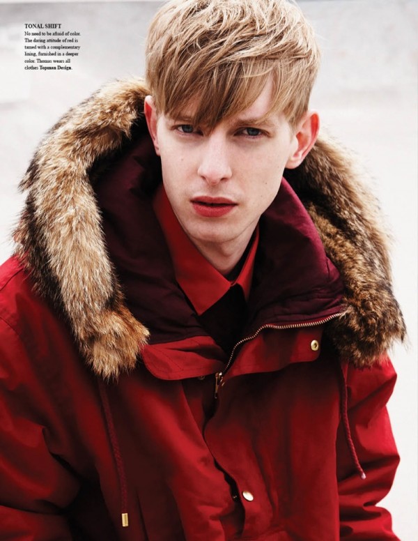 Thomas Penfound in Topman Design Fall/Winter 2013 for Fashionisto #8 ...