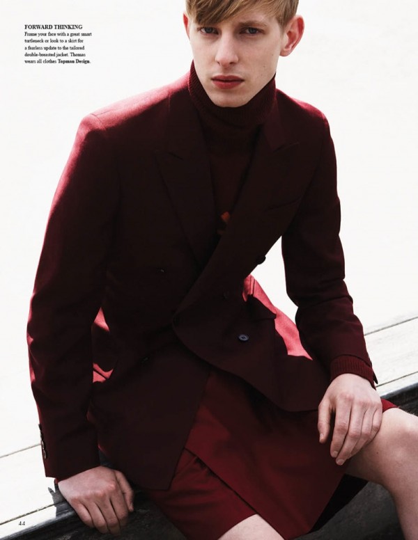 Thomas Penfound in Topman Design Fall/Winter 2013 for Fashionisto #8 ...
