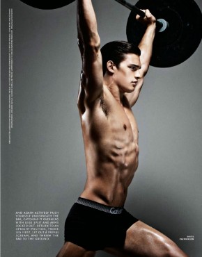 Matthew Terry Works Out for VMAN – The Fashionisto