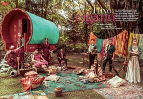 Ed Marquezini, Ricardo Merini & Tauá Biral are Gypsies for QUEM ...