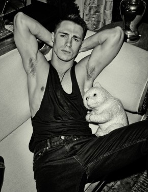 Colton Haynes Lets Loose for Flaunt – The Fashionisto