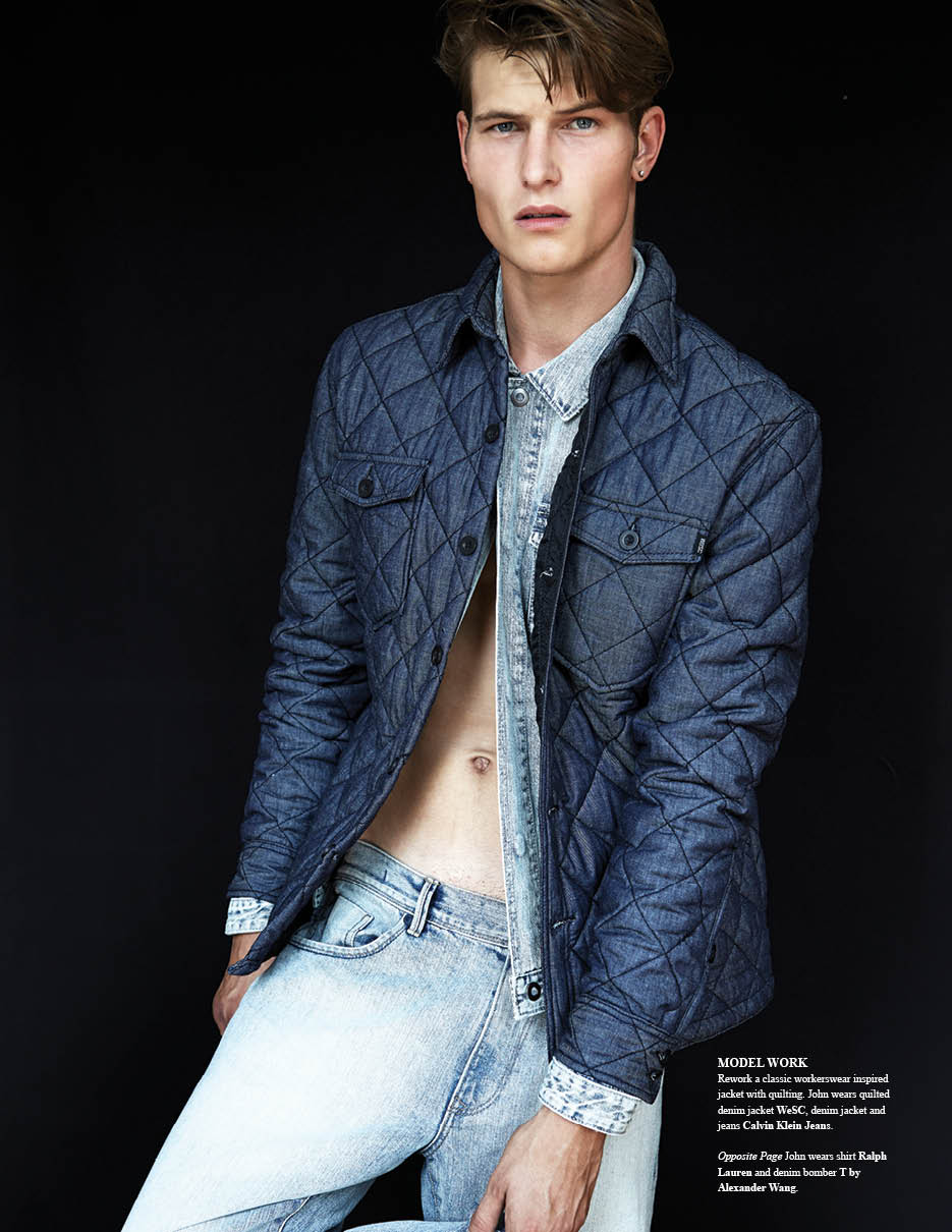 John Todd Dons Denim for Fashionisto #9 – The Fashionisto