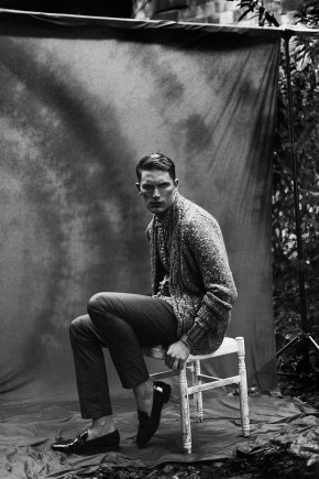 Julien Quevenne Stars in Black & White Editorial for Chasseur Magazine ...