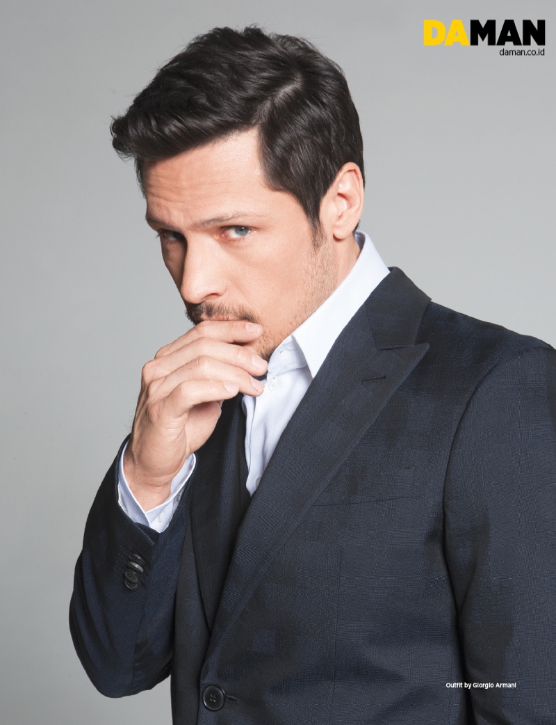 Nick Wechsler Covers the February/March Issue of Da Man - The Fashionisto