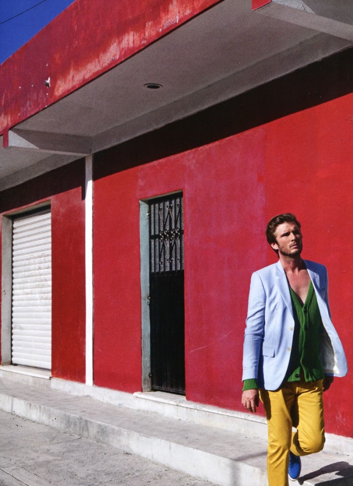 Nico Malleville Dons Bright Colors for GQ España – The Fashionisto