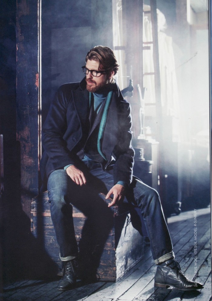 Aljoscha Fabregas Models Sleek Styles for Paul Betenly Fall/Winter 2014 ...