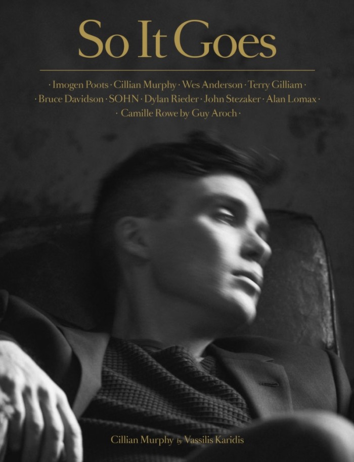 Cillian Murphy Covers So It Goes Magazine
