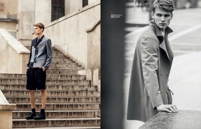 Andrey Kupchenko Sports Dior + More for Harper’s Bazaar Men Style China ...