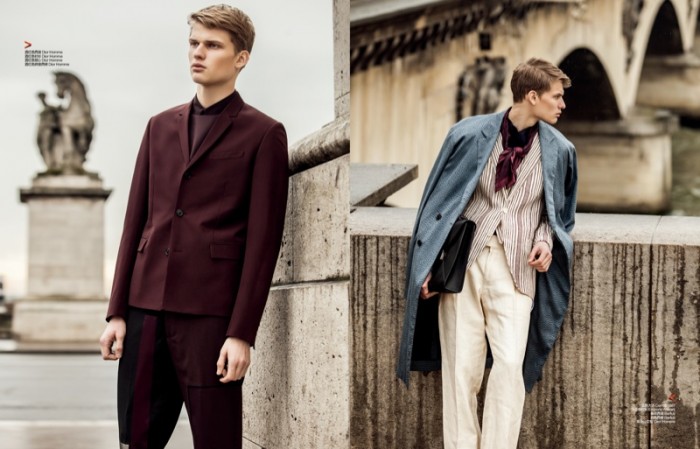 Andrey Kupchenko Sports Dior + More for Harper’s Bazaar Men Style China ...