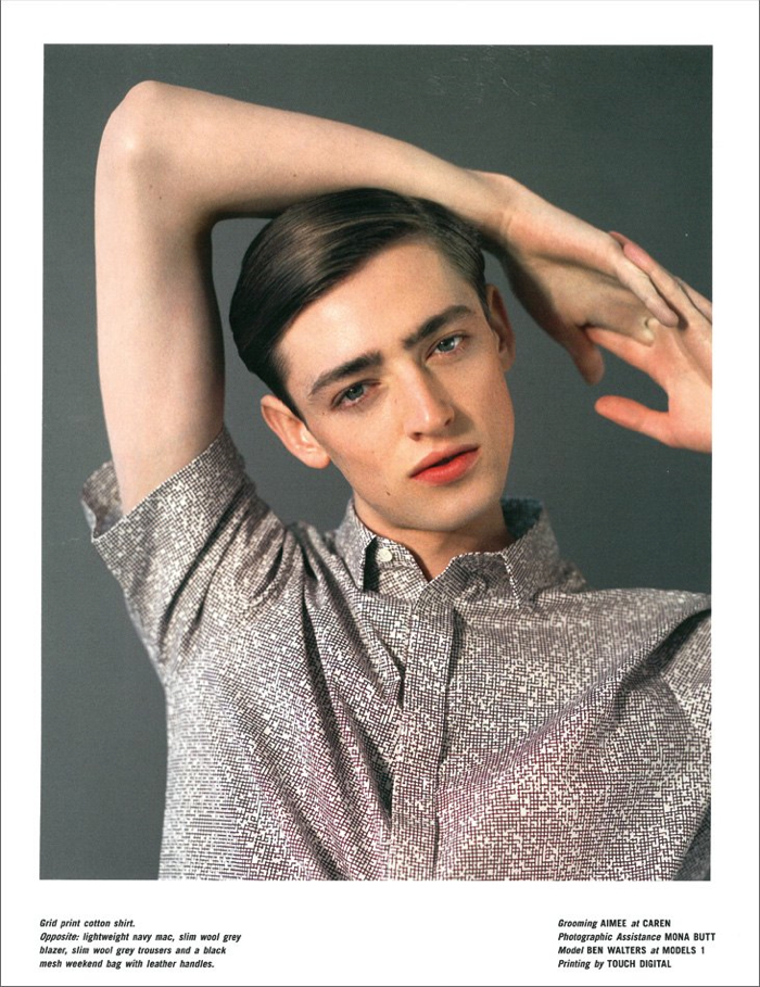 Ben Waters Sits for Stylish Photos in Man About Town