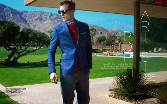 Pop Artist: George Barnett for GQ UK May 2014 – The Fashionisto