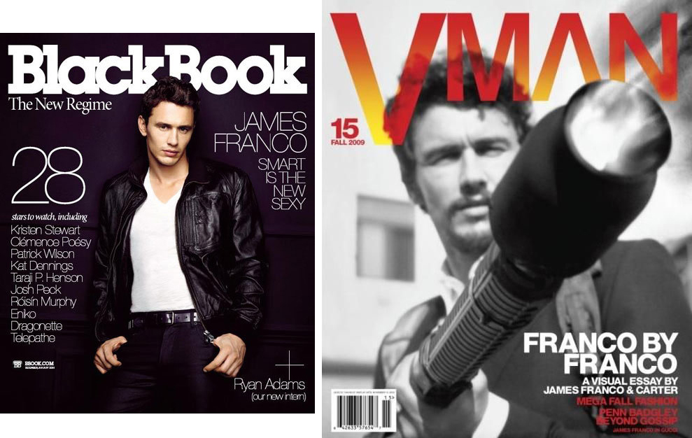 James Franco the Cover Model: From GQ to Vogue – The Fashionisto