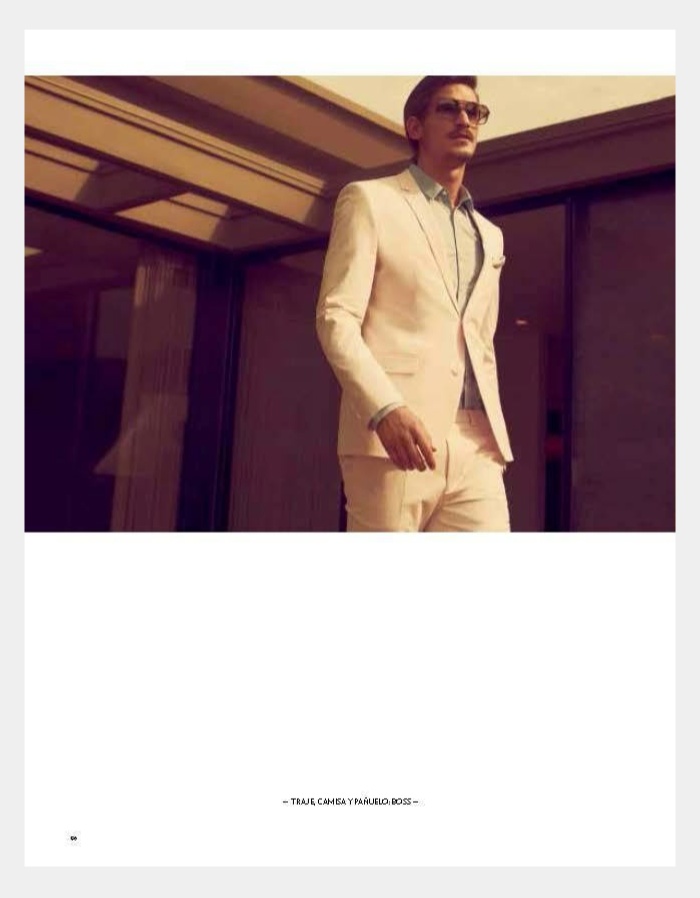 Jarrod Scott Models Classic Spring Fashions for El Palacio de Hierro ...