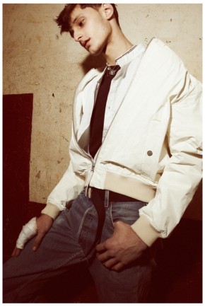 Jeremy Matos Sports Spring Bombers for T Magazine – The Fashionisto