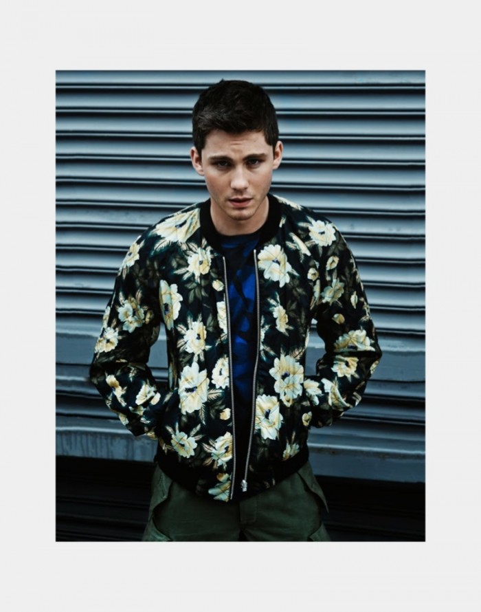 Logan Lerman Sports Floral Prints for Shortlist Cover Story – The ...