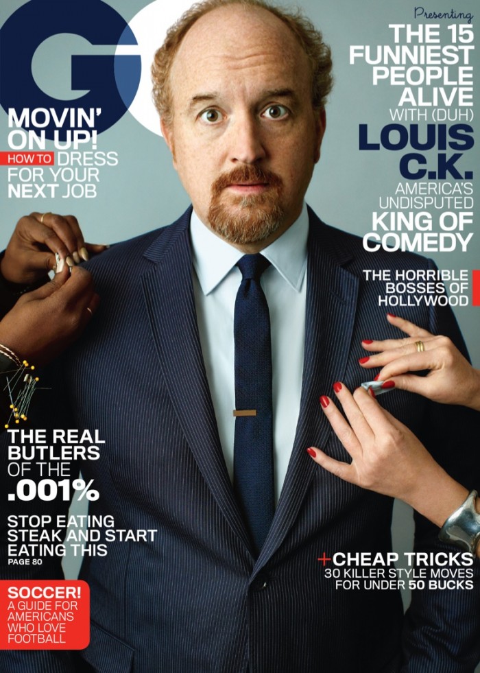 Louis C.K. Covers GQ May Issue, Talks Being Funny – The Fashionisto