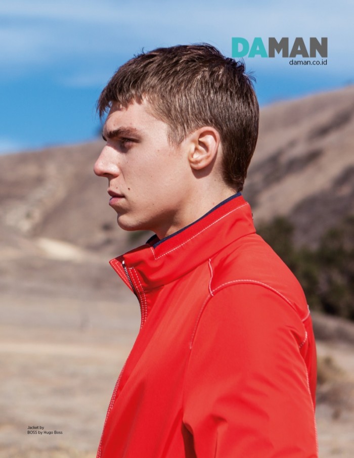 Nolan Gerard Funk for Da Man, Talks Versace Campaign – The Fashionisto